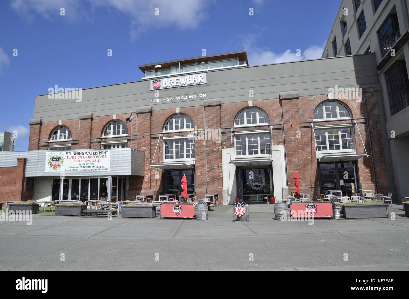 Macs Brewbar at Shed 22 on Taranaki Street, Wellington, New Zealand ...