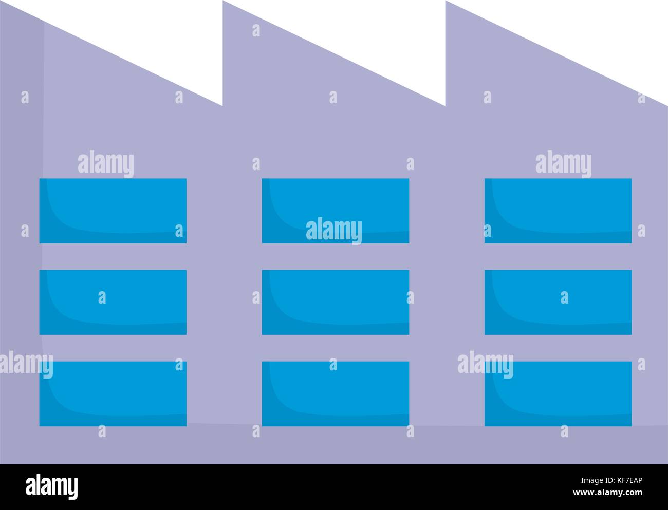 factory building icon over white background vector illustration Stock ...