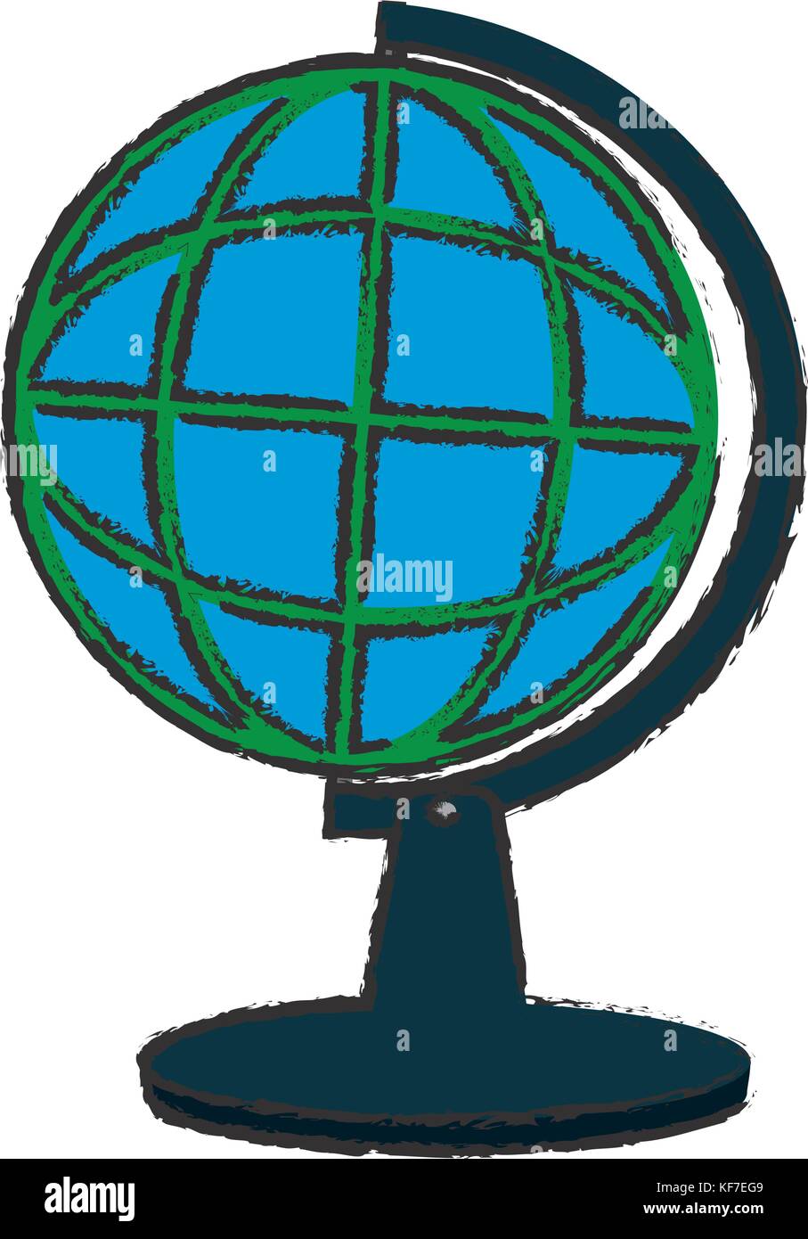 geography tool icon over white background vector illustration Stock ...