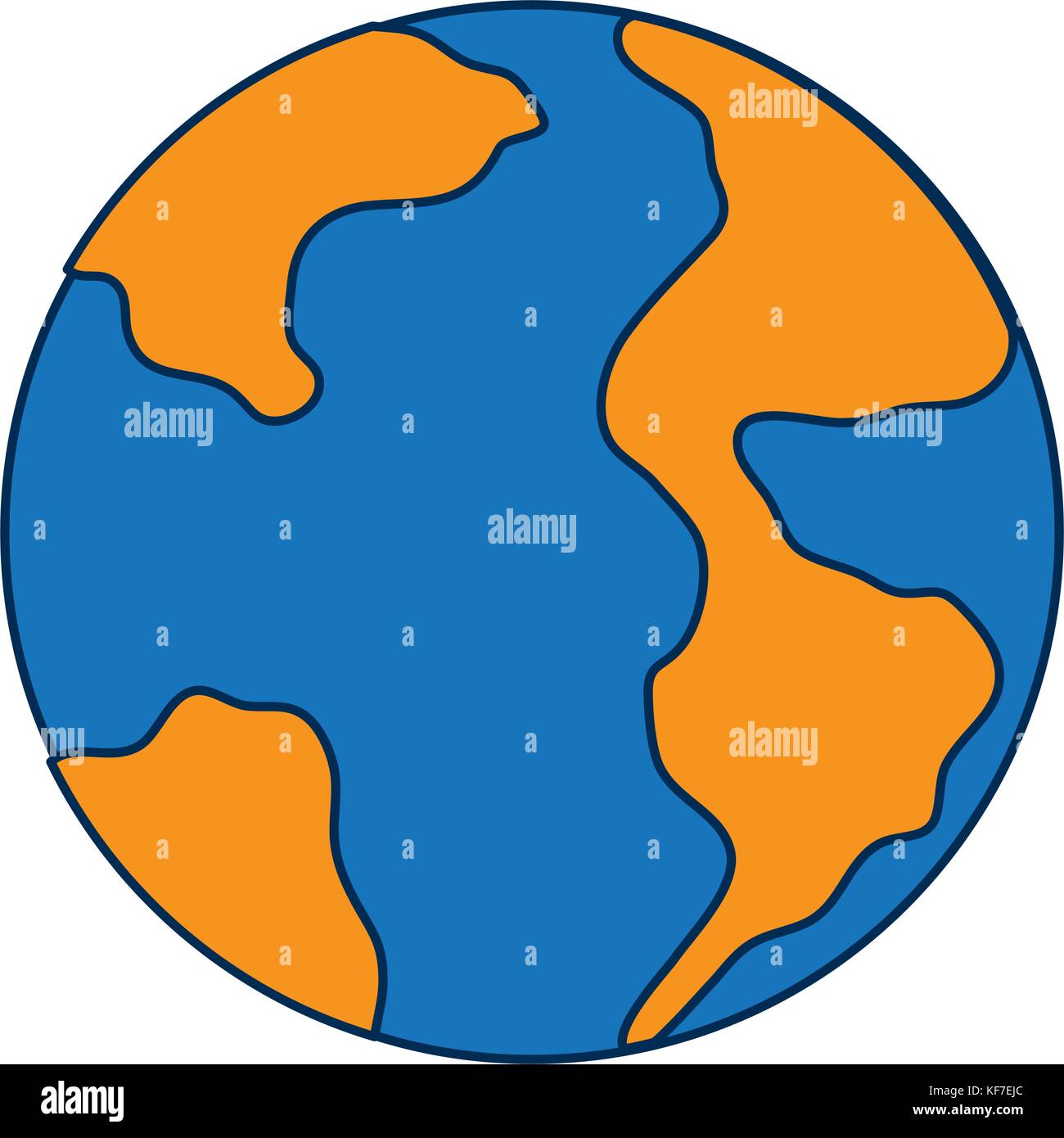 earth planet icon over white background vector illustration Stock ...