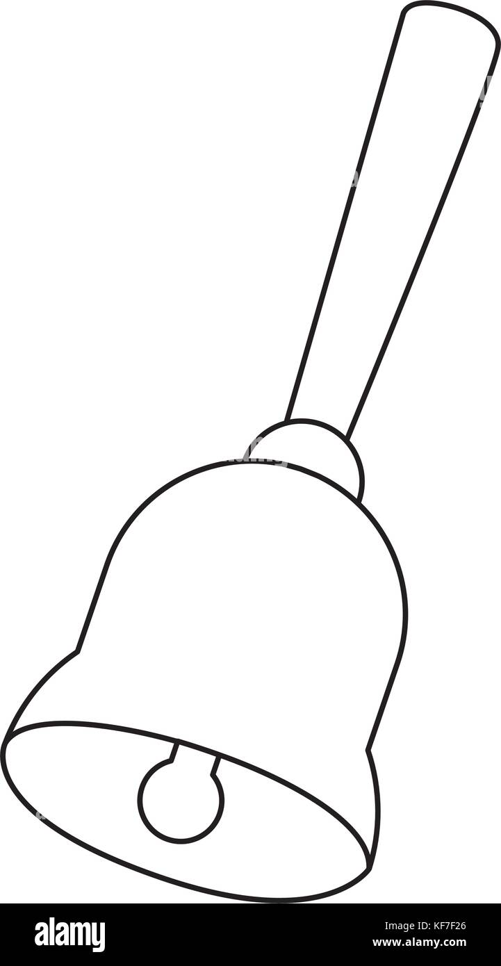 bell icon over white background vector illustration Stock Vector Image ...