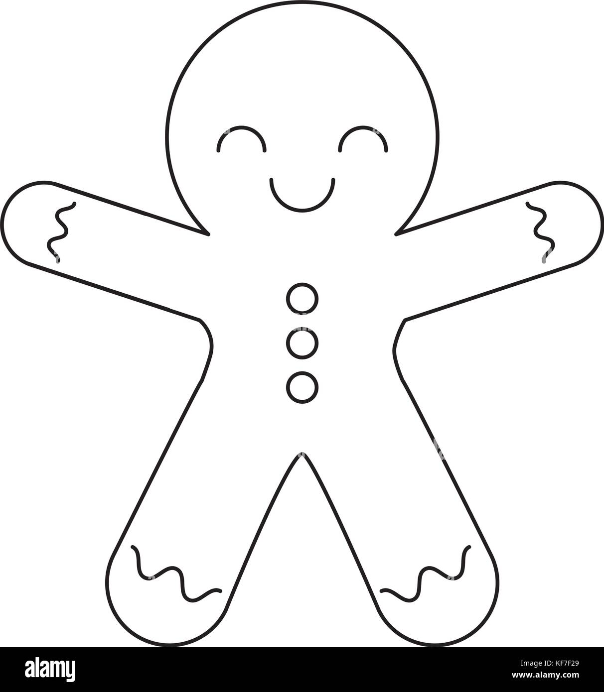 ginger man icon over white background vector illustration Stock Vector ...