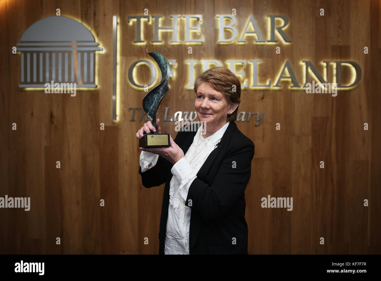 Catherine Corless after receiving the Bar of Ireland's Human Rights ...