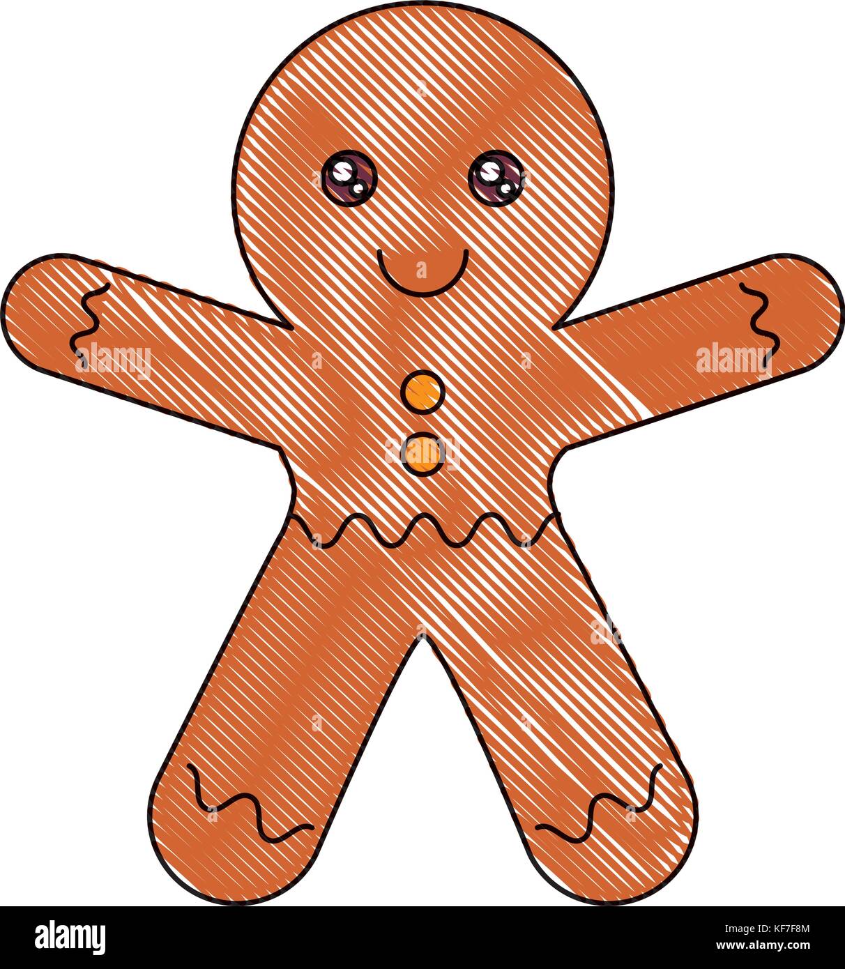 ginger man icon over white background vector illustration Stock Vector ...