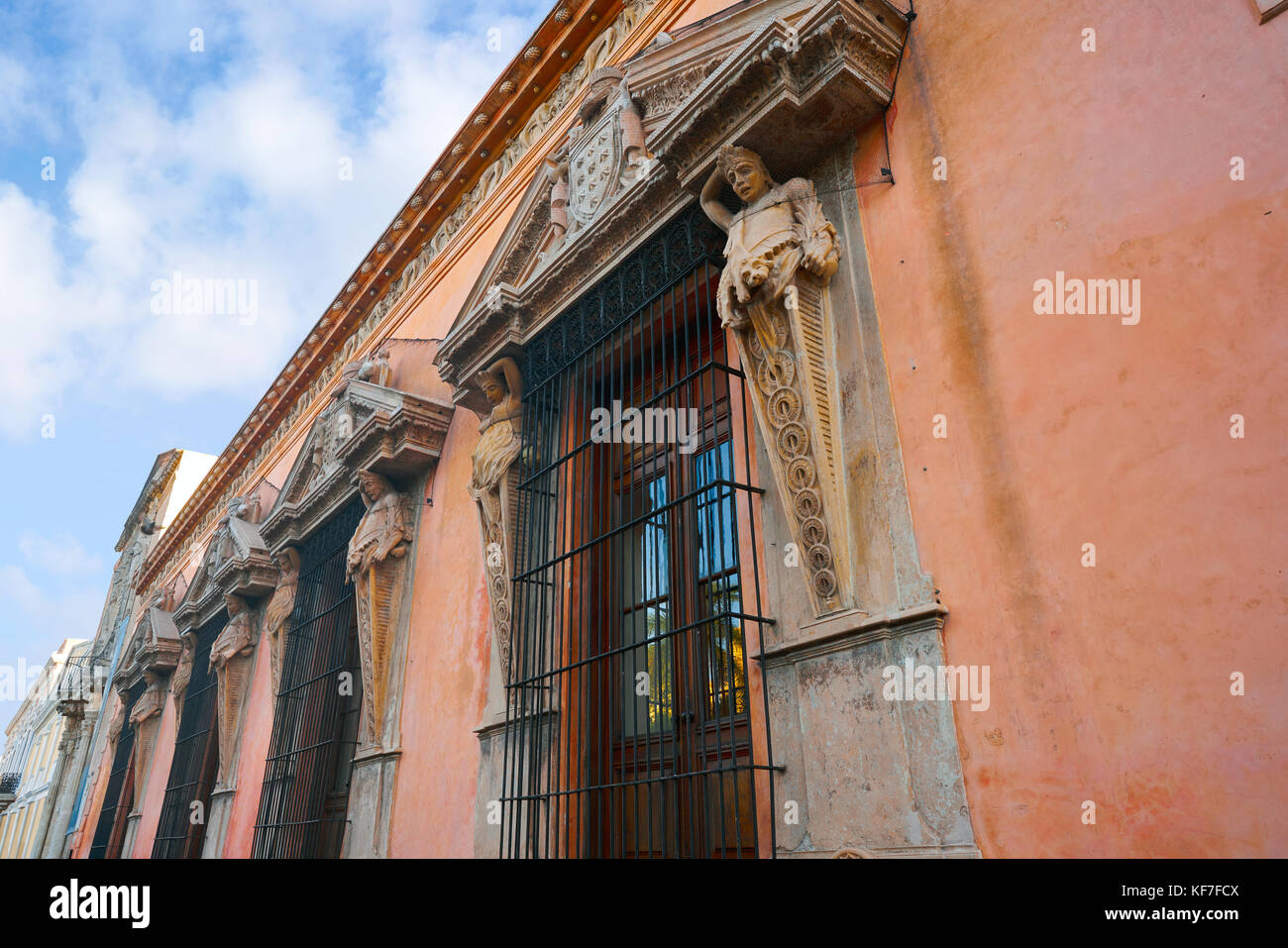 Merida Montejo house National heritage of Yucatan Mexico Stock Photo ...