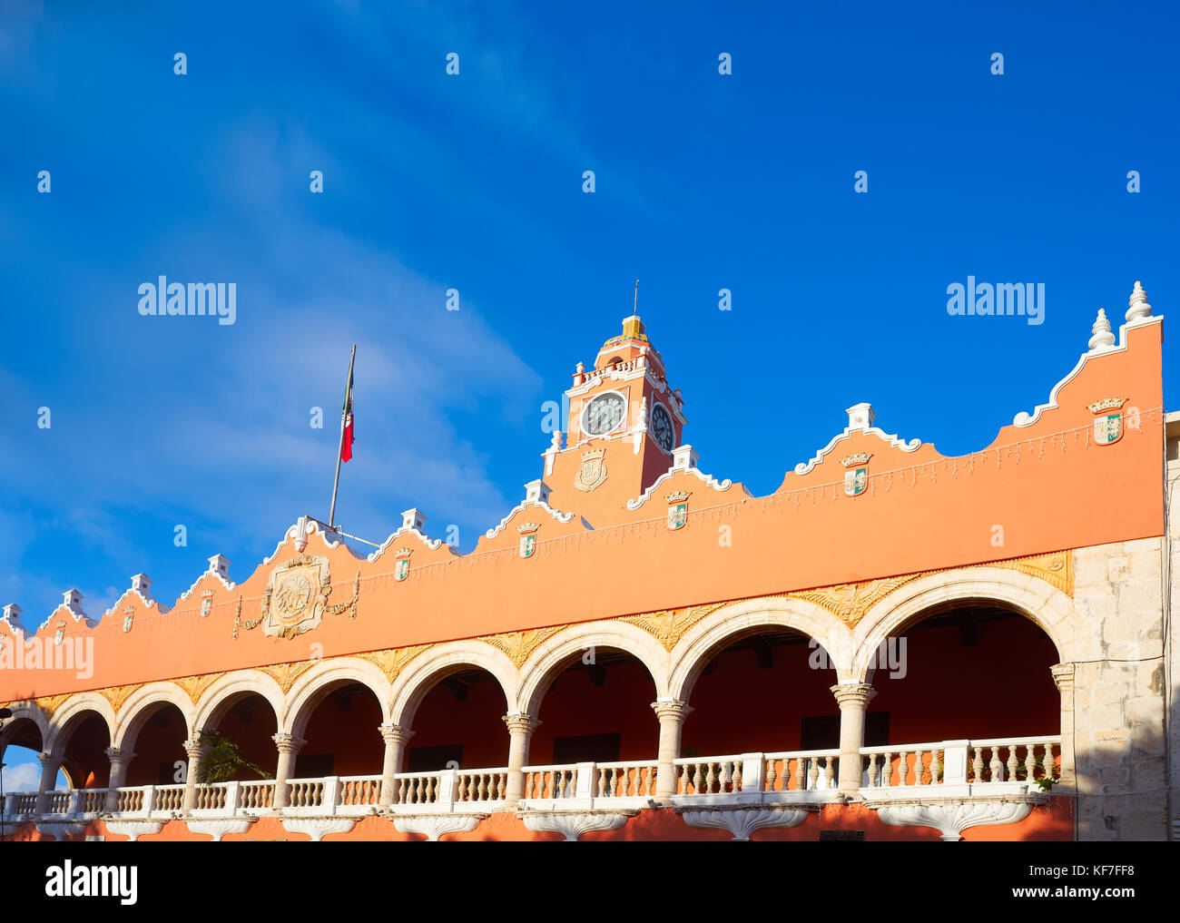 Merida city Town hall of Yucatan in Mexico Stock Photo - Alamy