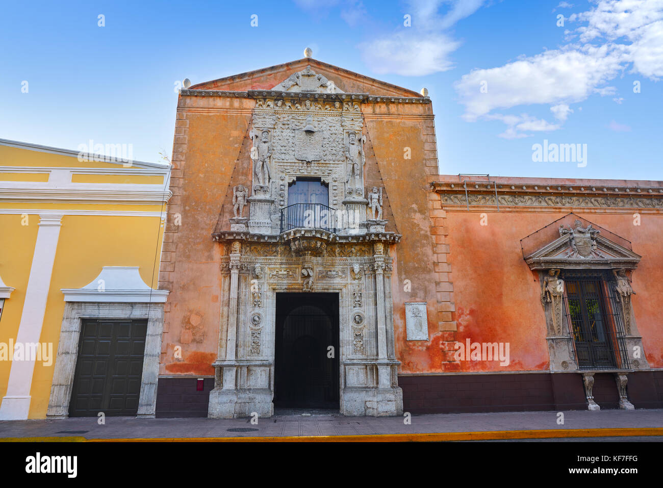 Merida Montejo house National heritage of Yucatan Mexico Stock Photo ...
