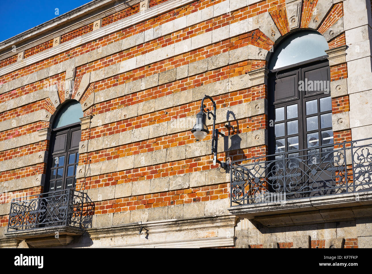Merida city colorful facades of Yucatan in Mexico Stock Photo - Alamy