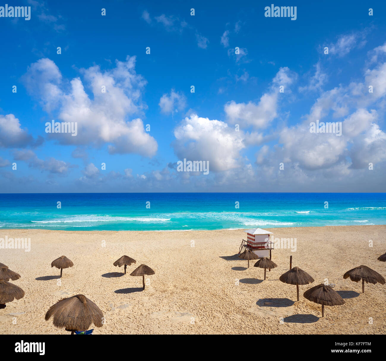 Cancun delfines beach in caribbean hi-res stock photography and images ...