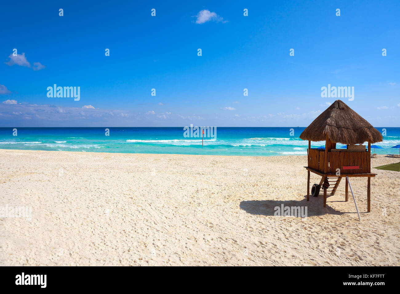 Playa Marlin in Cancun Beach at Riviera Maya of Mexico Stock Photo - Alamy