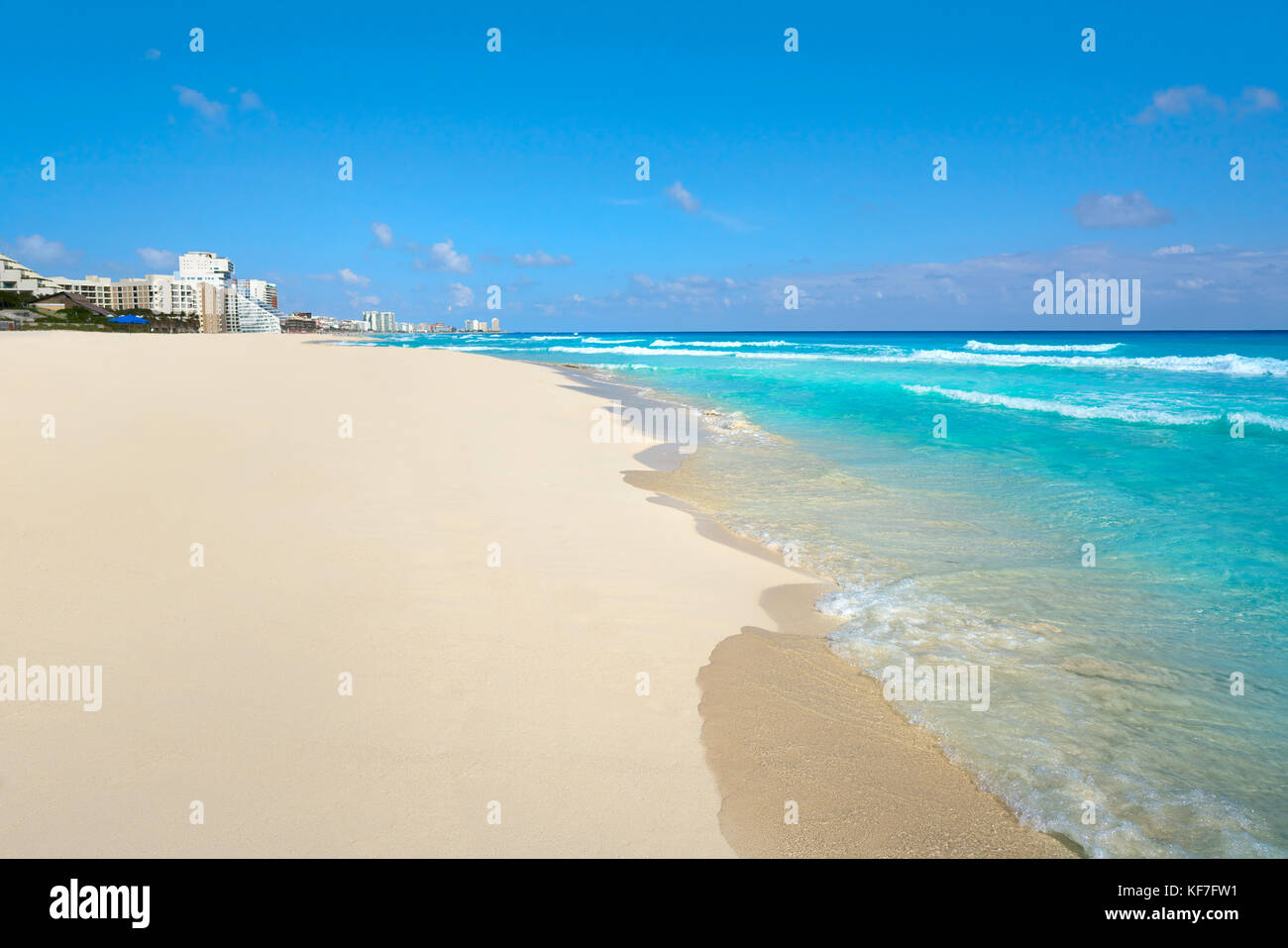 Playa Marlin in Cancun Beach at Riviera Maya of Mexico Stock Photo - Alamy
