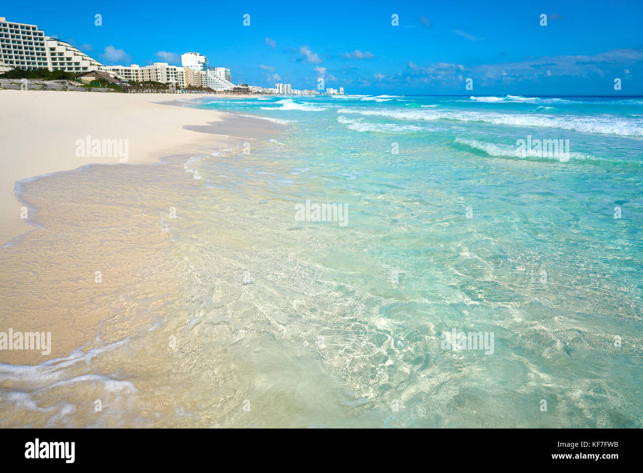Playa Marlin in Cancun Beach at Riviera Maya of Mexico Stock Photo - Alamy