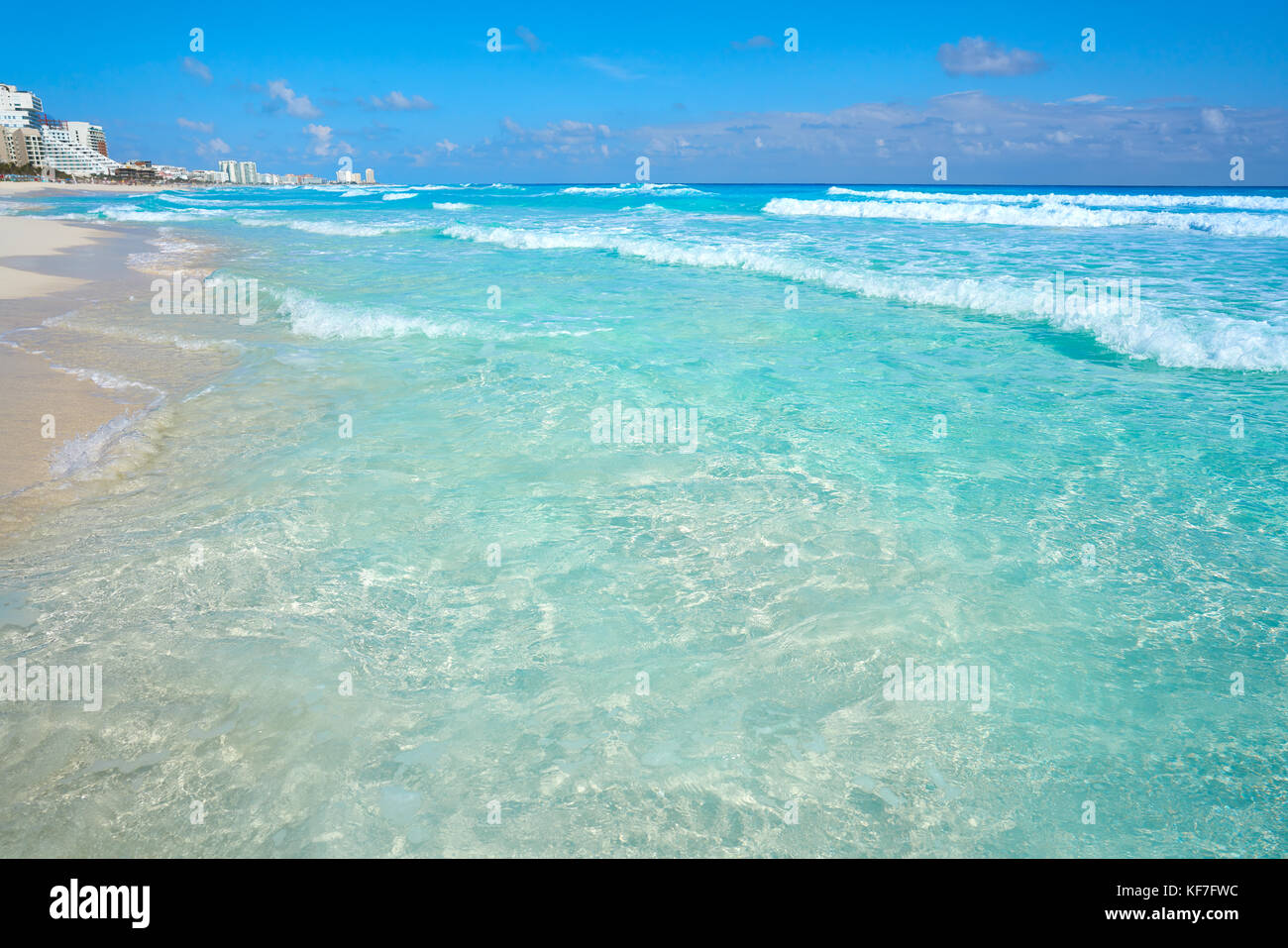 Playa Marlin in Cancun Beach at Riviera Maya of Mexico Stock Photo - Alamy