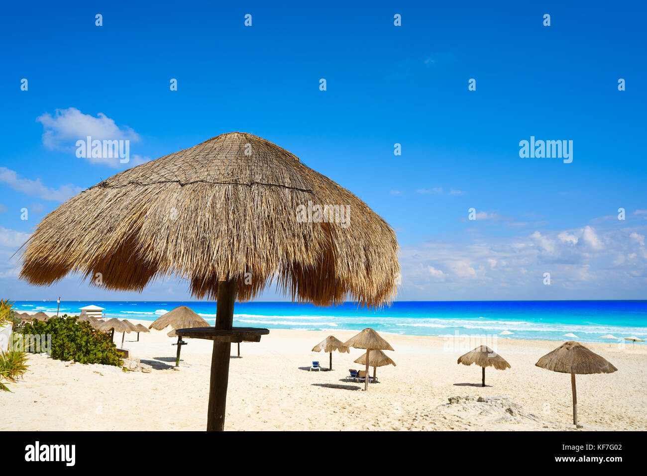 Cancun Playa Delfines beach in Riviera Maya of Mexico Stock Photo - Alamy