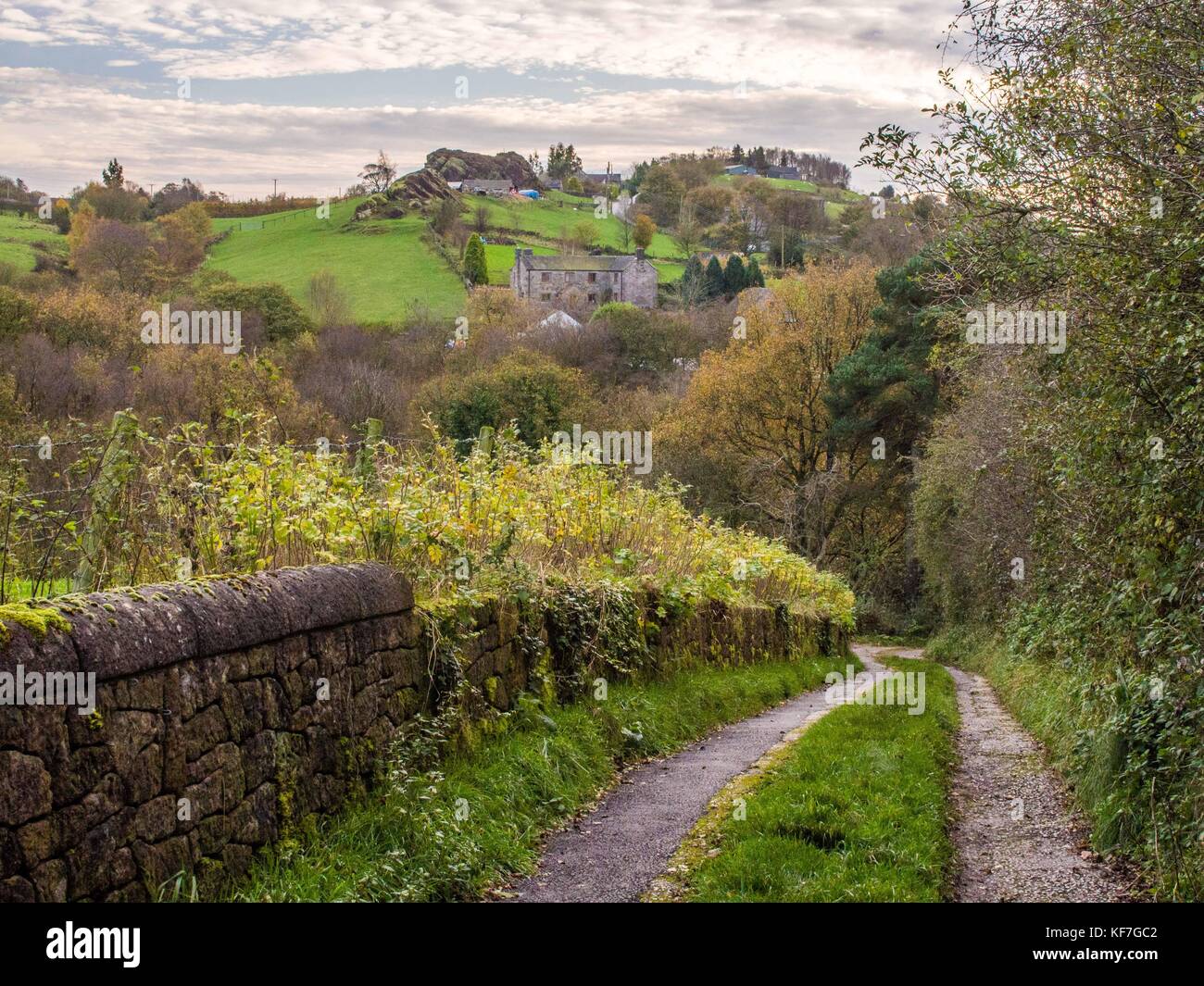 Rural scene in Biddulph, Staffordshire, England Stock Photo - Alamy