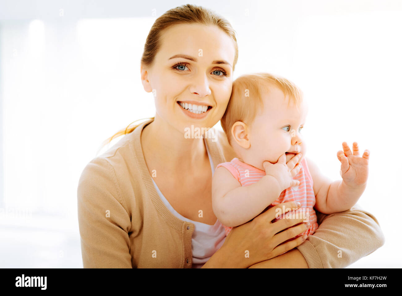 Happy work atmosphere hi-res stock photography and images - Alamy