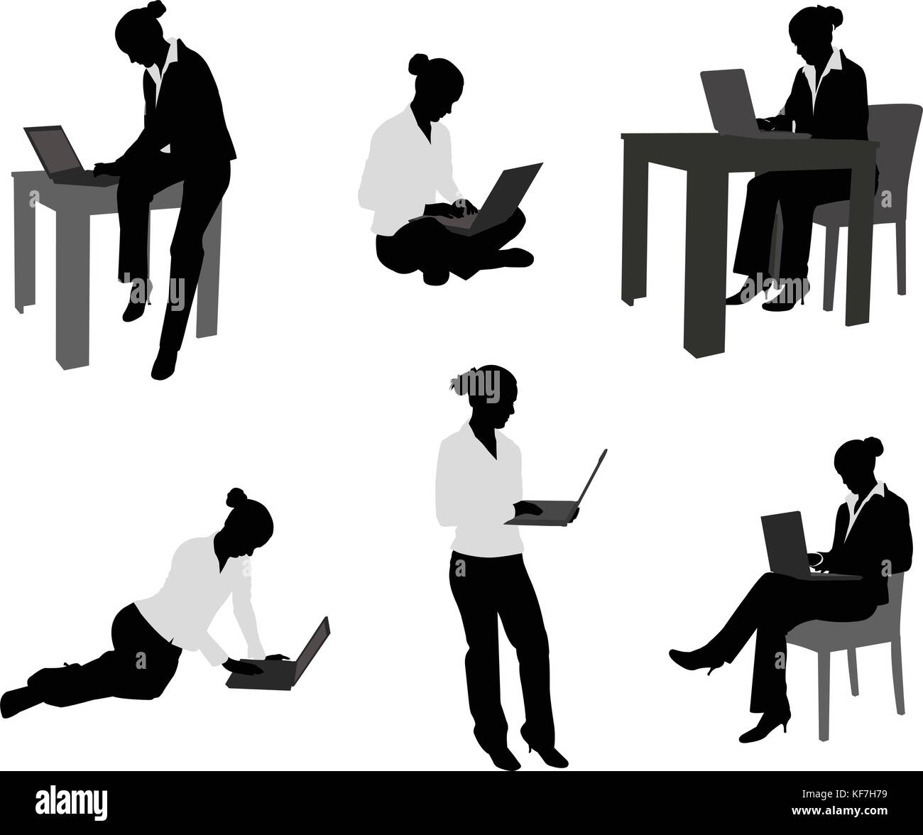 Office successful Stock Vector Images - Alamy