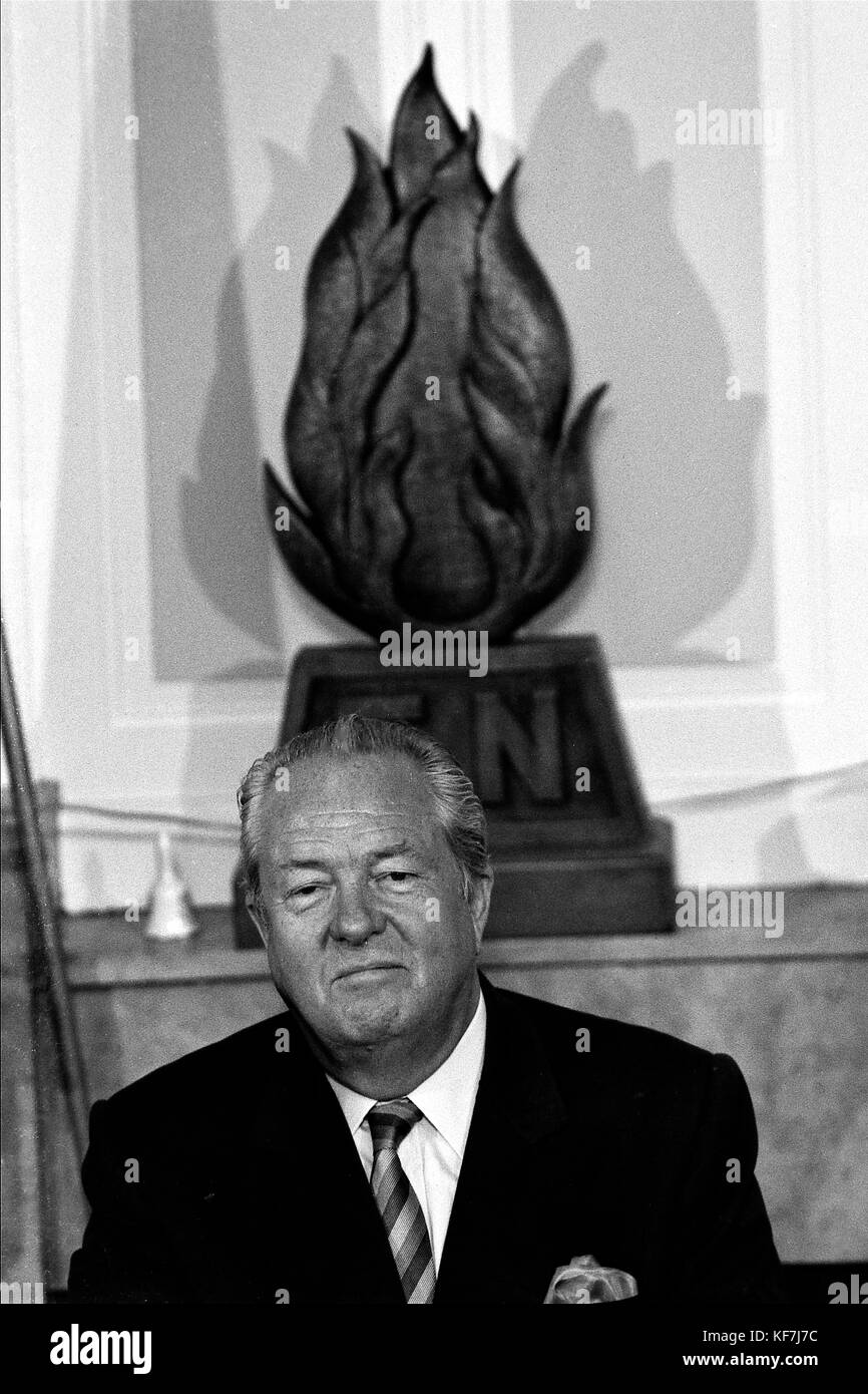Jean-Marie Le Pen, President of French National Front (FN) pays visit ...