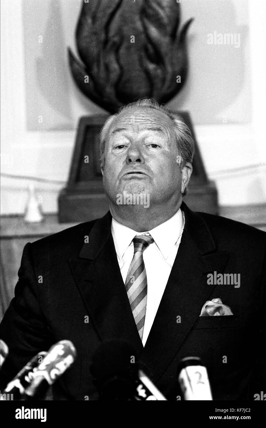 Jean-Marie Le Pen, President of French National Front (FN) pays visit ...