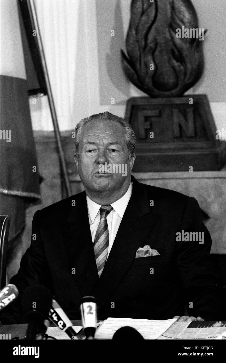 Jean-Marie Le Pen, President of French National Front (FN) pays visit ...