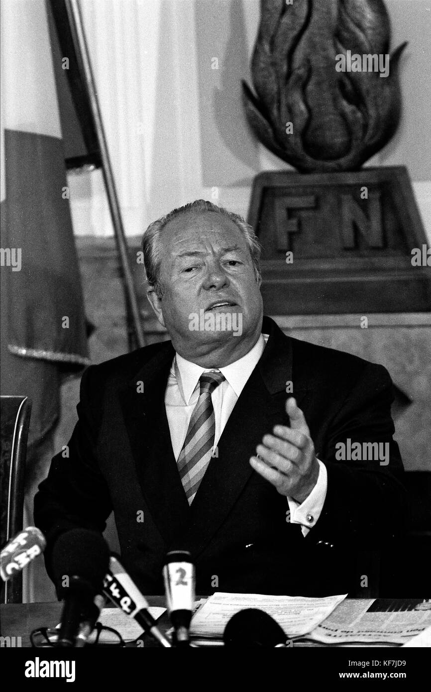 Jean-Marie Le Pen, President of French National Front (FN) pays visit ...