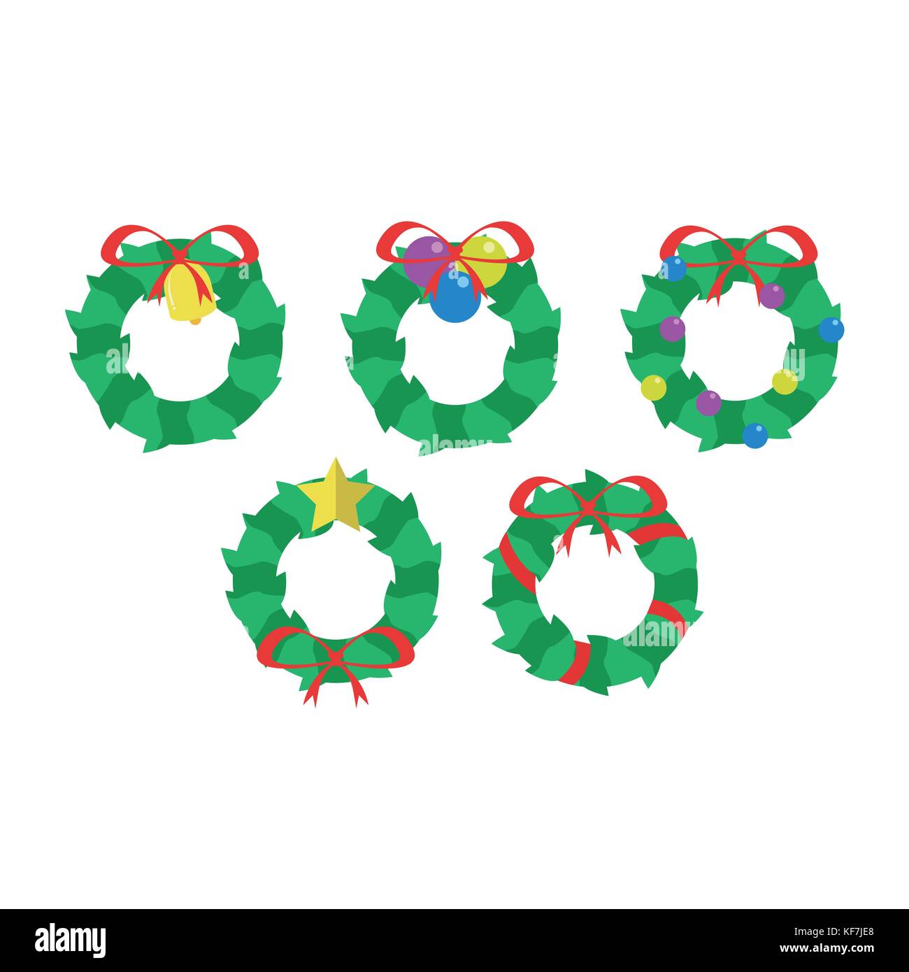 Simple Garland Vector Set Stock Vector Image & Art - Alamy