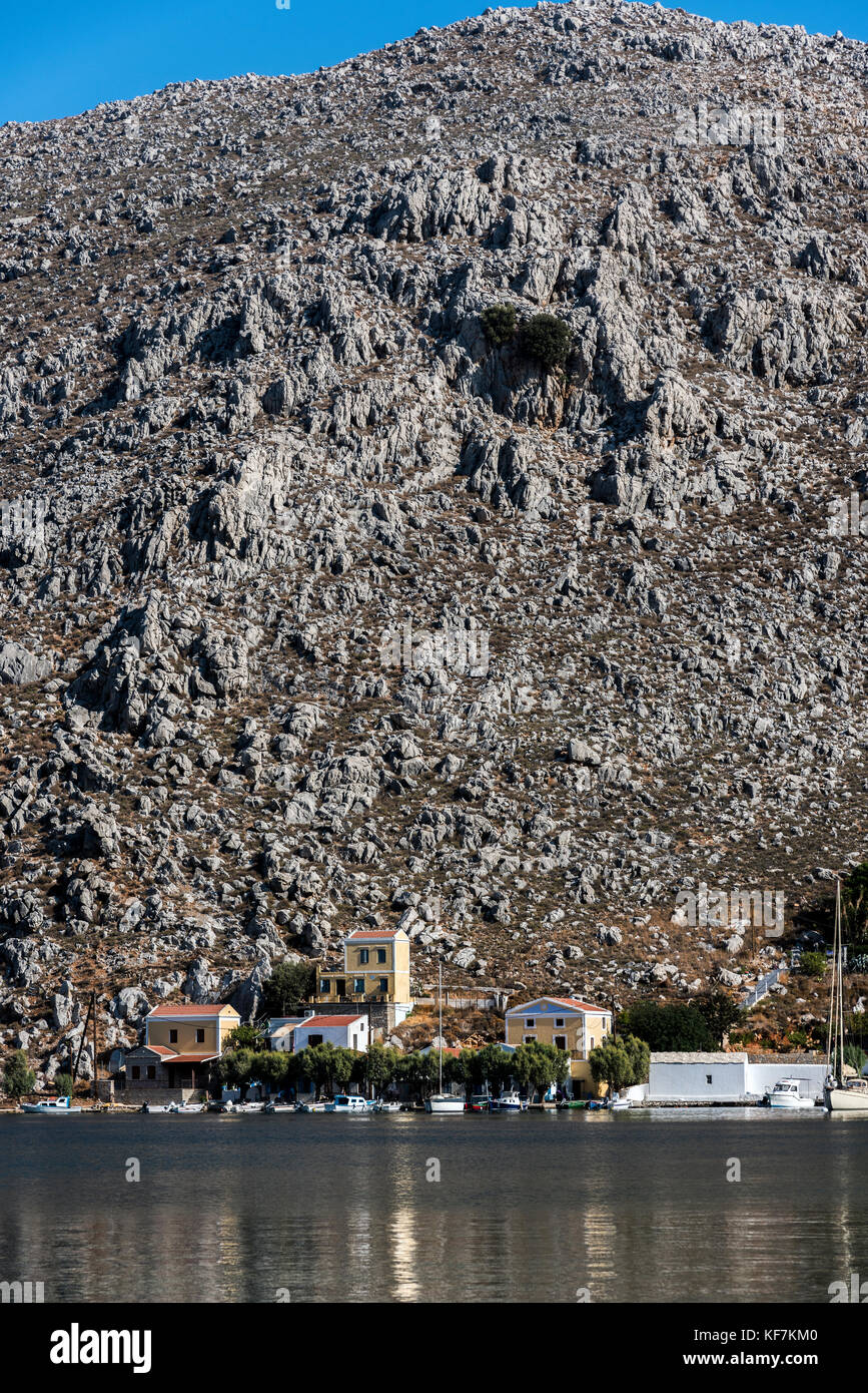Pedi Bay, Symi Stock Photo - Alamy