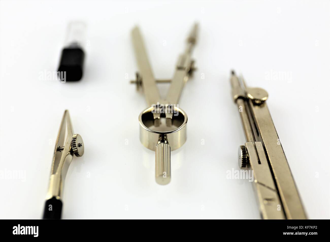 An image of a compasses tool - geometry Stock Photo - Alamy