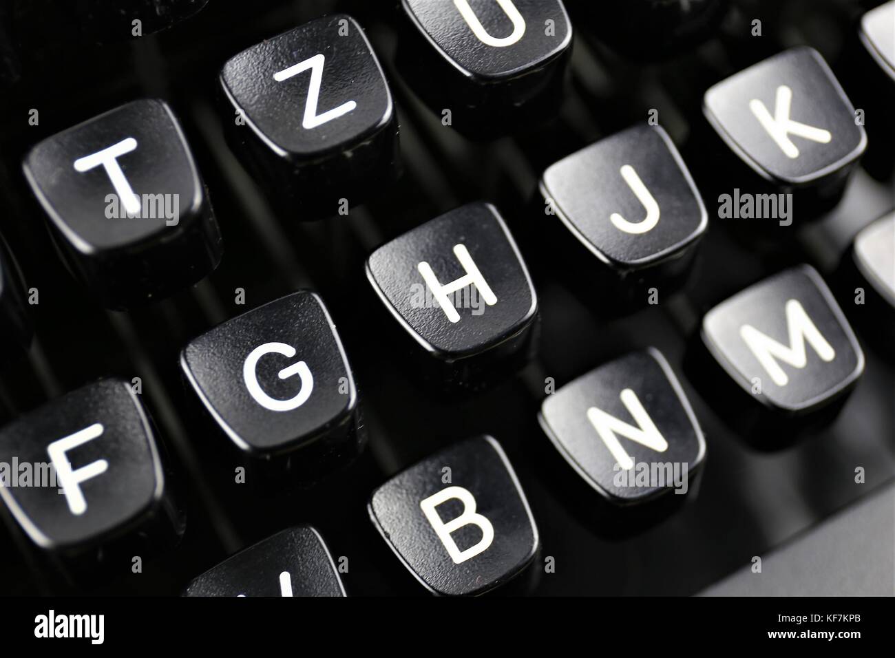 An Image of a typewriter letter - typebar Stock Photo - Alamy