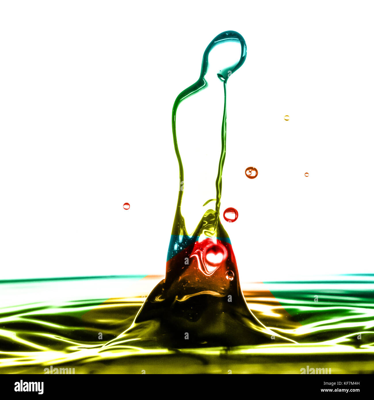 Rainbow water droplet close up hi-res stock photography and images - Alamy