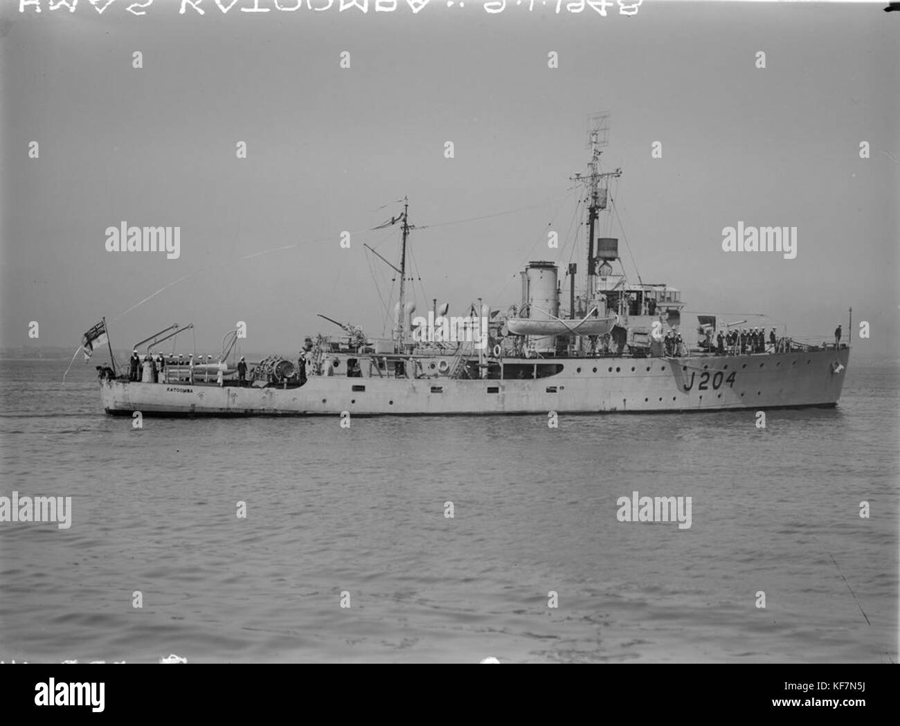 HMAS Katoomba by Allan Green SLV H91.108 2698 Stock Photo - Alamy
