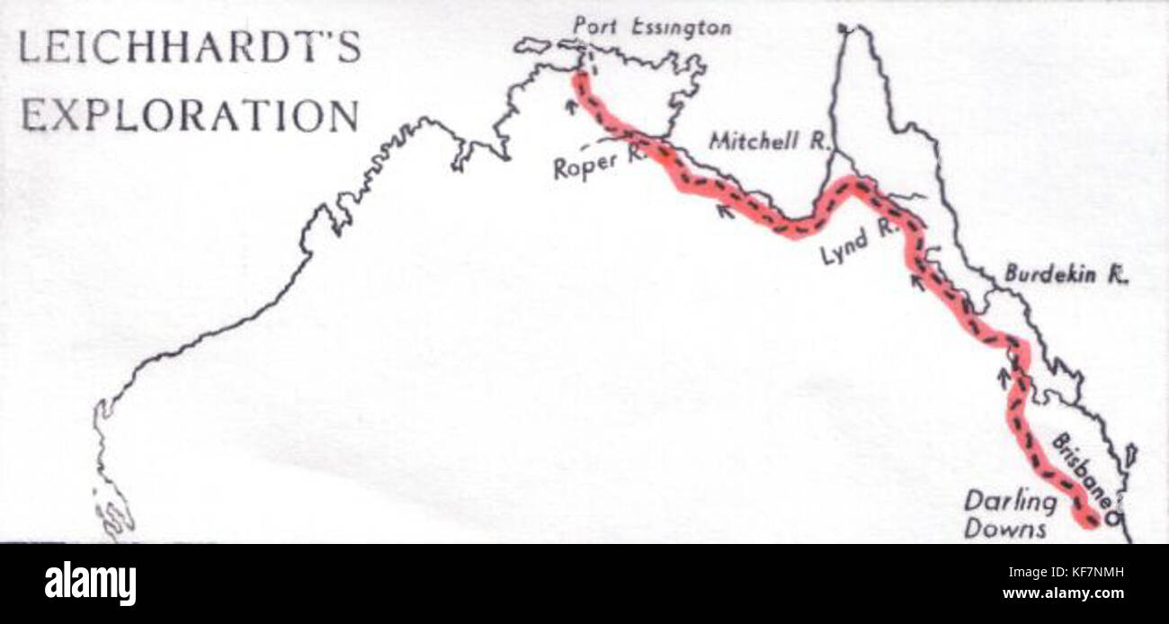 Leichhardt map hi-res stock photography and images - Alamy