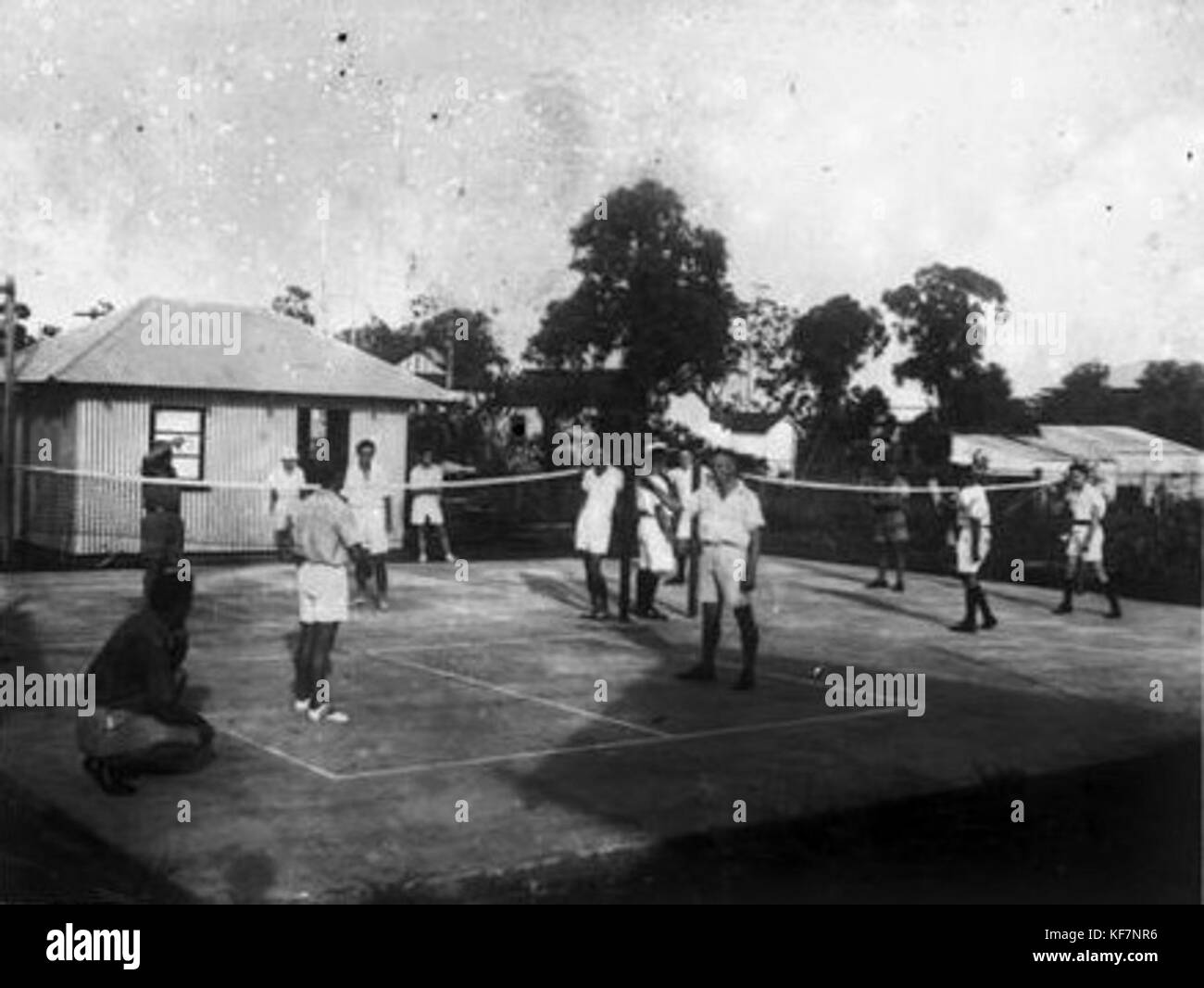 Men playing on handball courts Stock Photo - Alamy