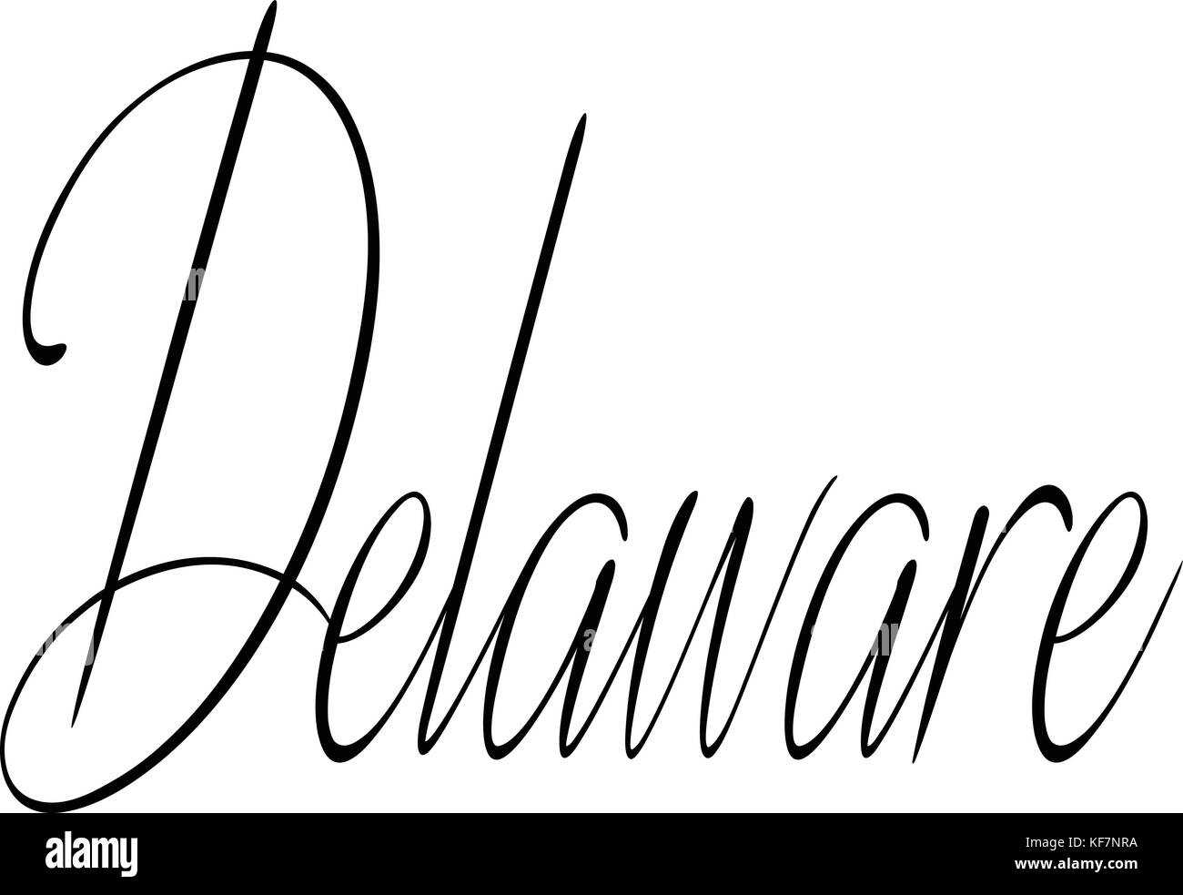 Delaware Text sign illustration on white Background Stock Vector Image ...