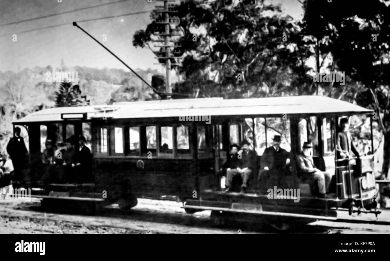 An image of the F-class tram operated by the New South Wales Government ...