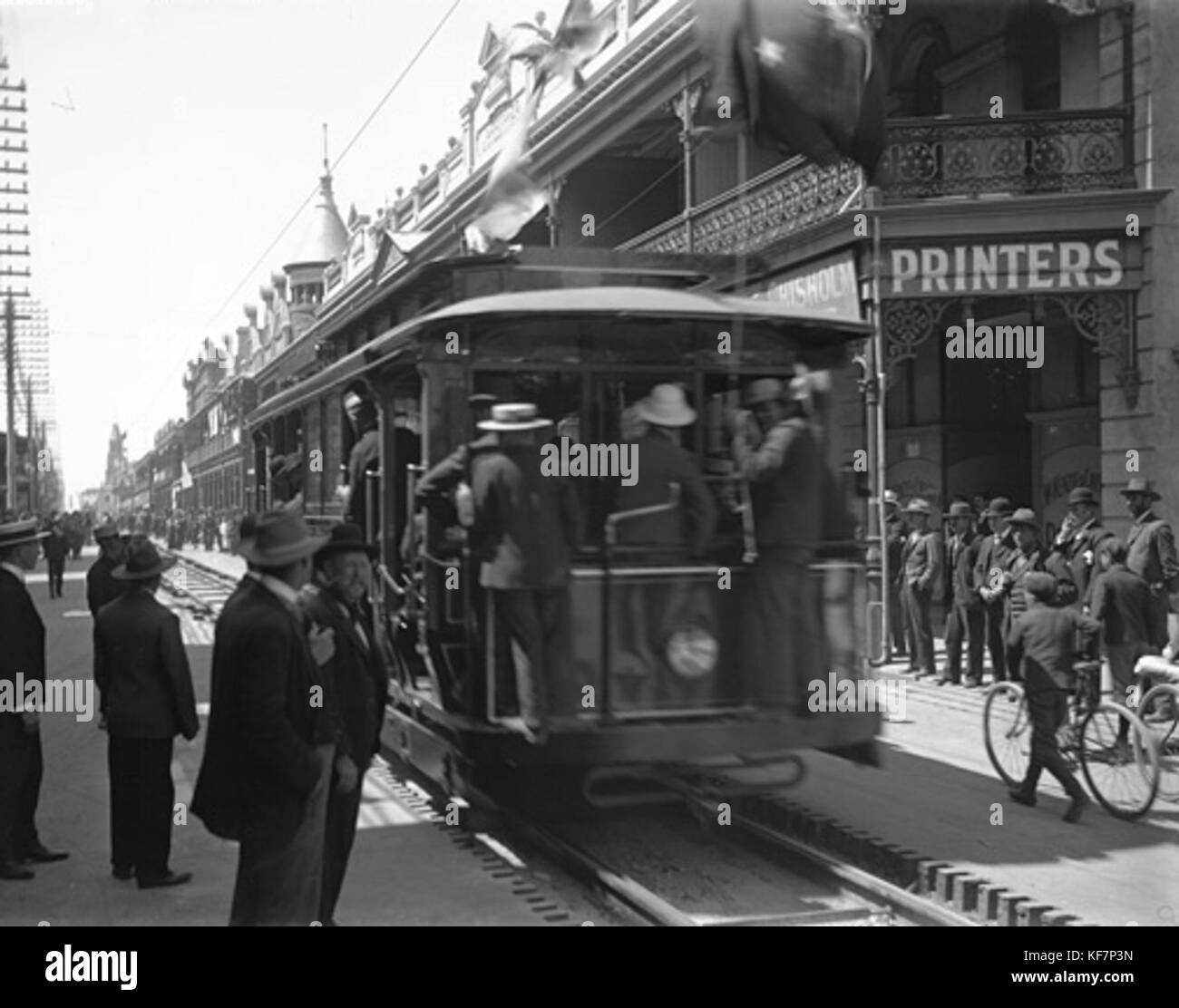 Opening of Fremantle trams Stock Photo - Alamy