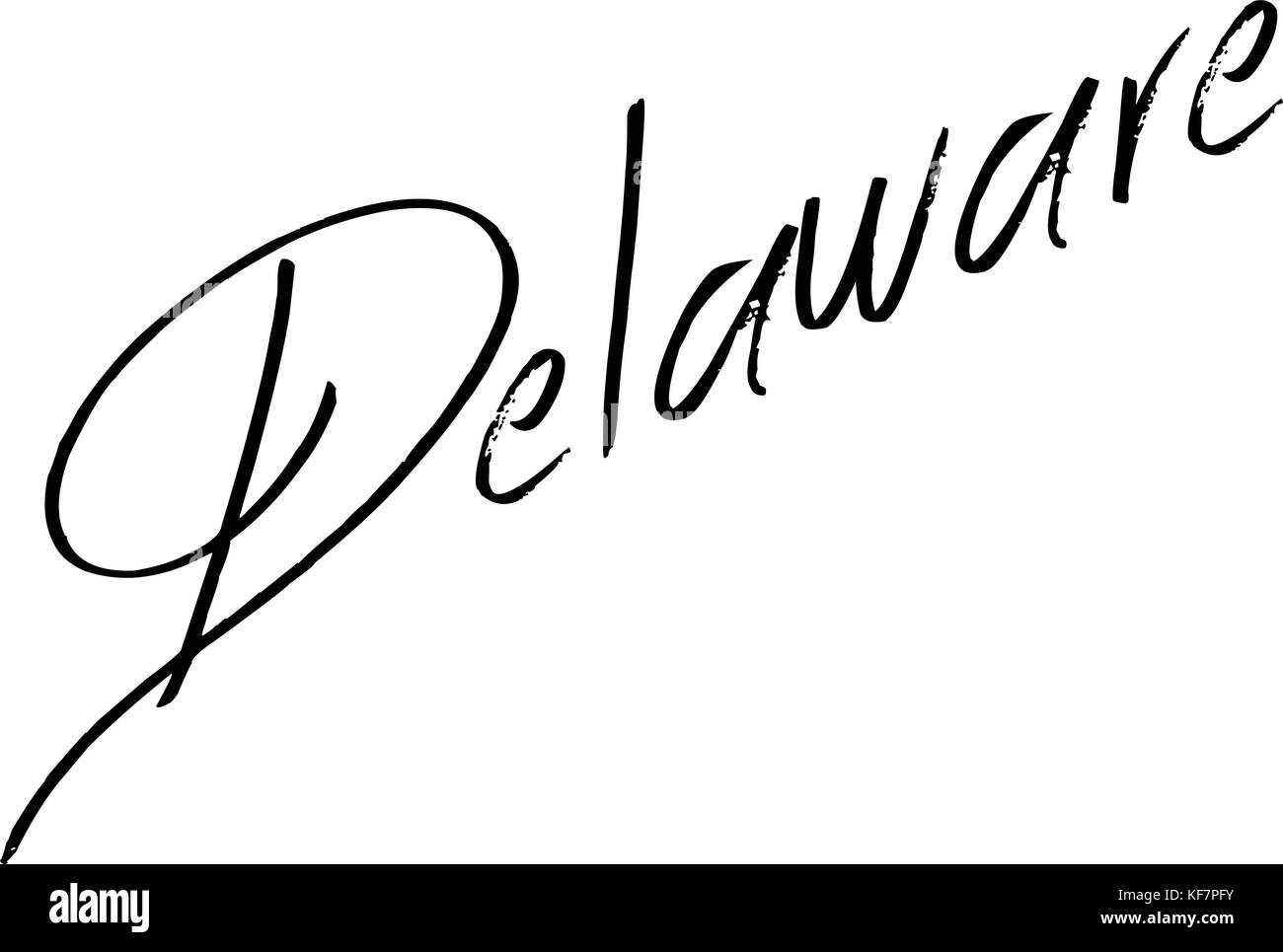 Delaware Text sign illustration on white Background Stock Vector Image ...