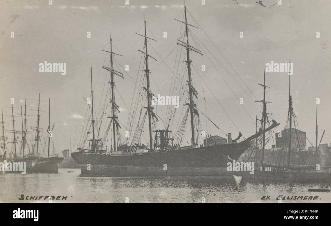 Schiffbek (ship, 1886) SLV H99.220 3924 Stock Photo - Alamy