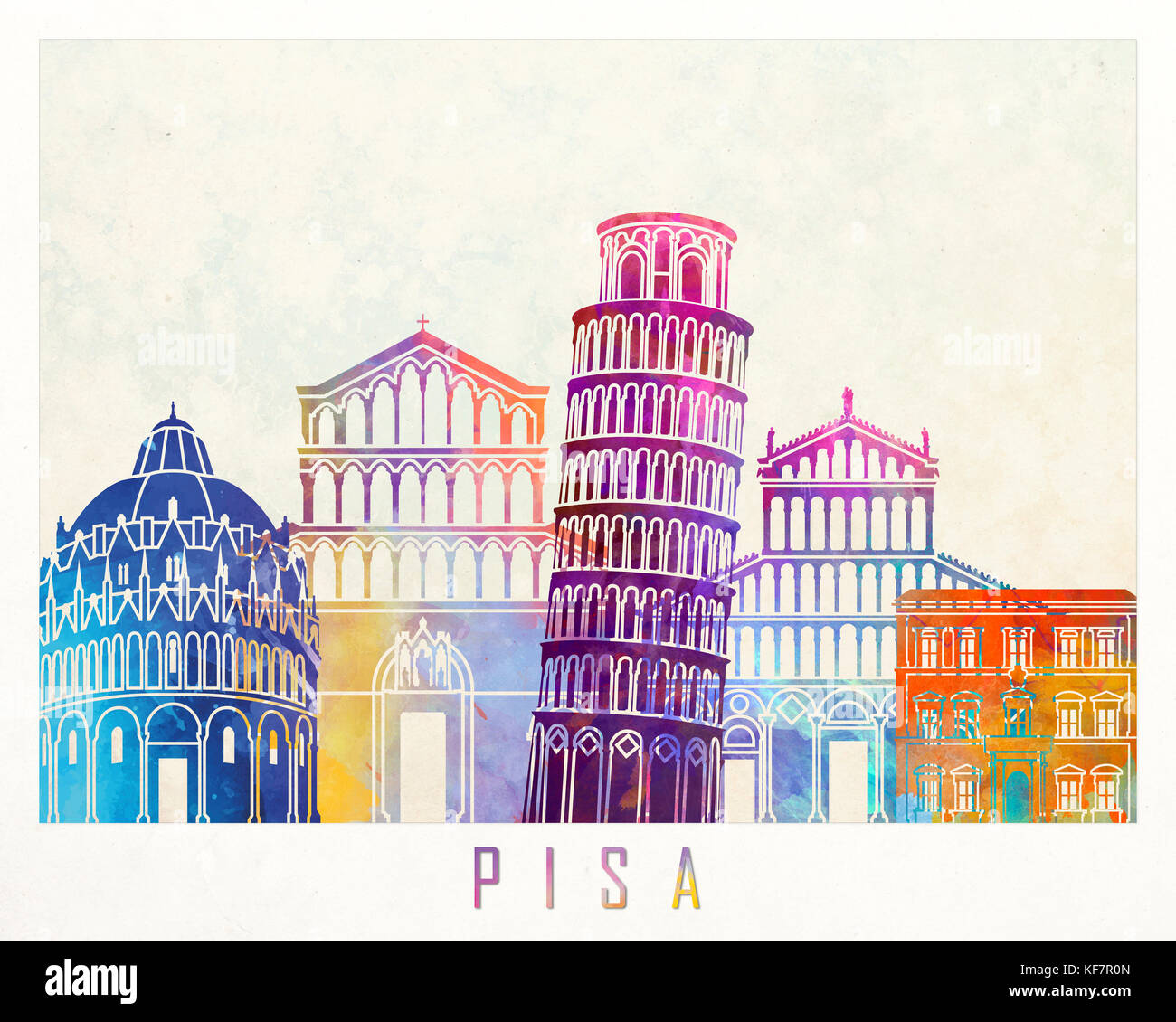 Pisa poster hi-res stock photography and images - Alamy
