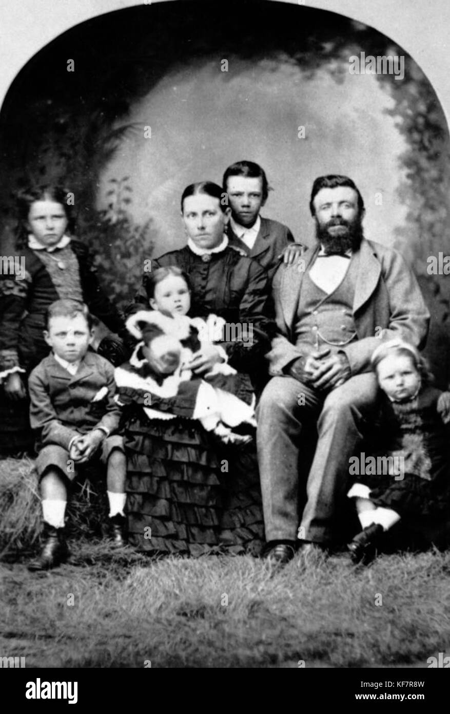 1 125687 Peter Lorensen and family Stock Photo - Alamy