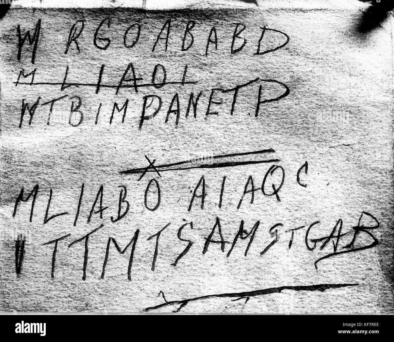 Origins of code breaking hi-res stock photography and images - Alamy