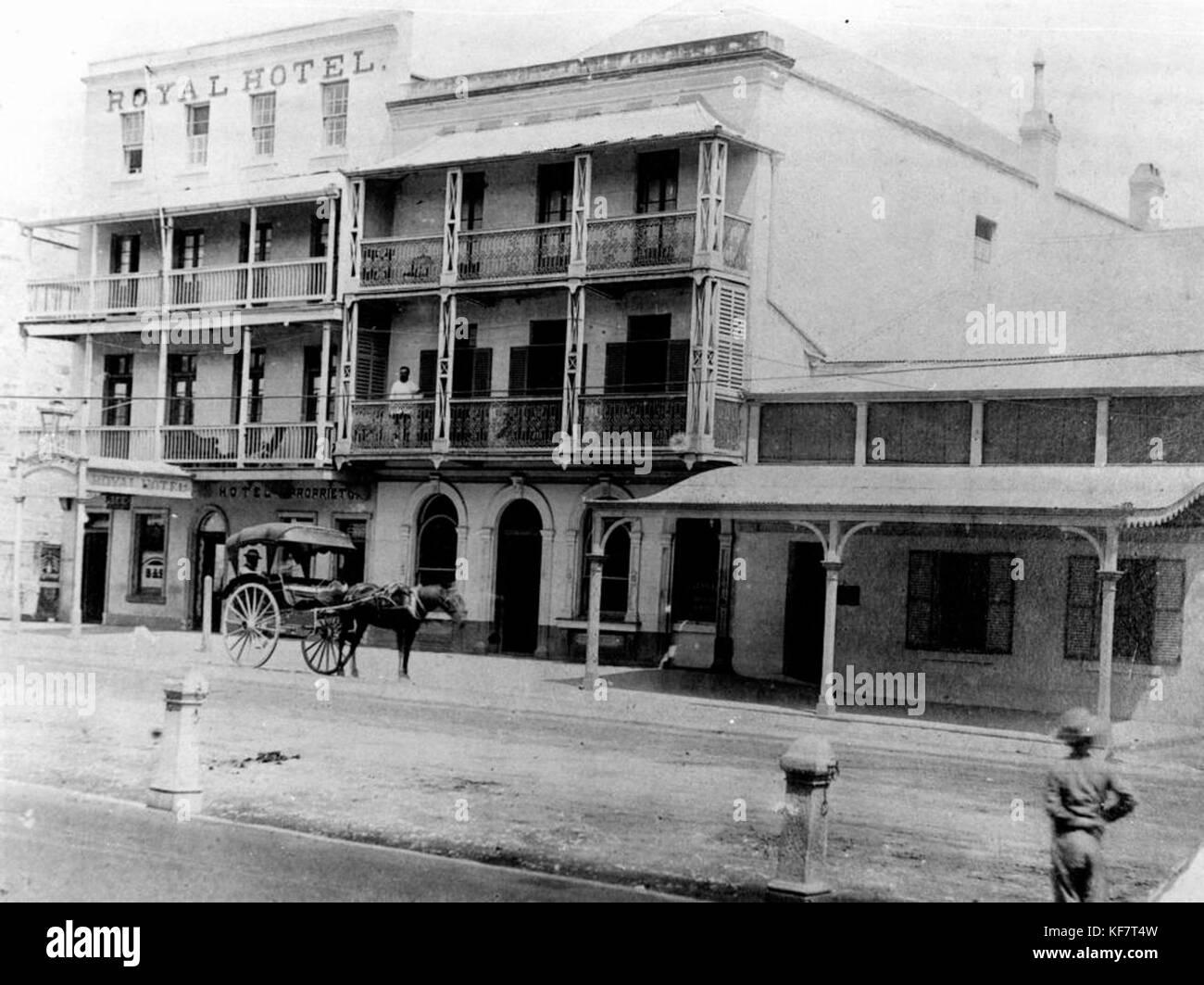 1 116572 Queensland National Bank building, Brisbane, ca. 1872 Stock ...