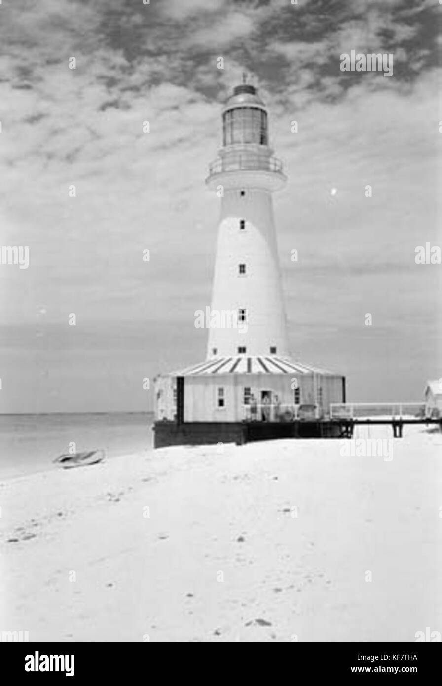 North Reef Lighthouse 1949 Stock Photo - Alamy