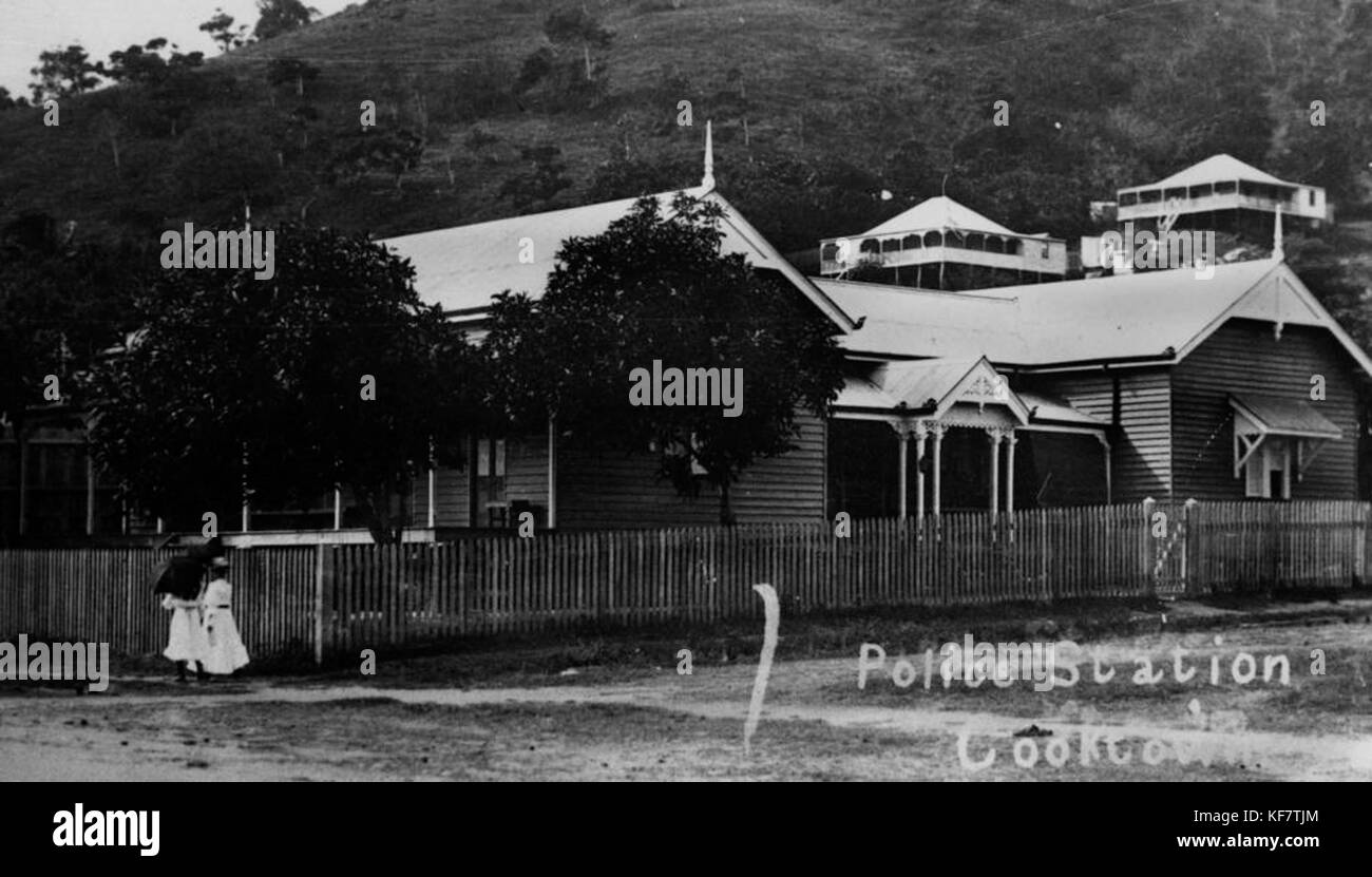 1 115452 Police Station at Cooktown, ca. 1906 Stock Photo - Alamy