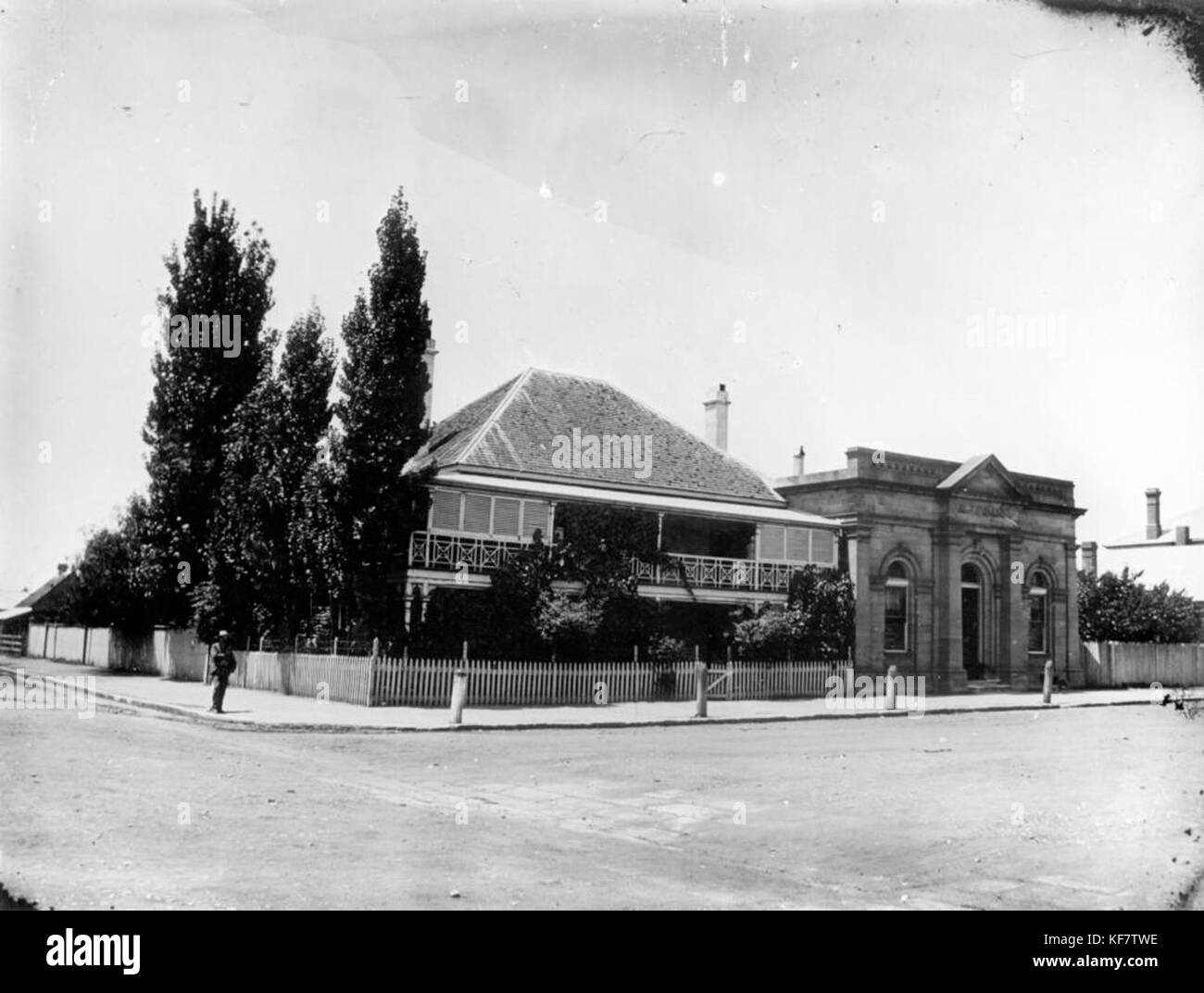 1 106416 Australian Joint Bank building at Warwick, ca. 1892 Stock ...