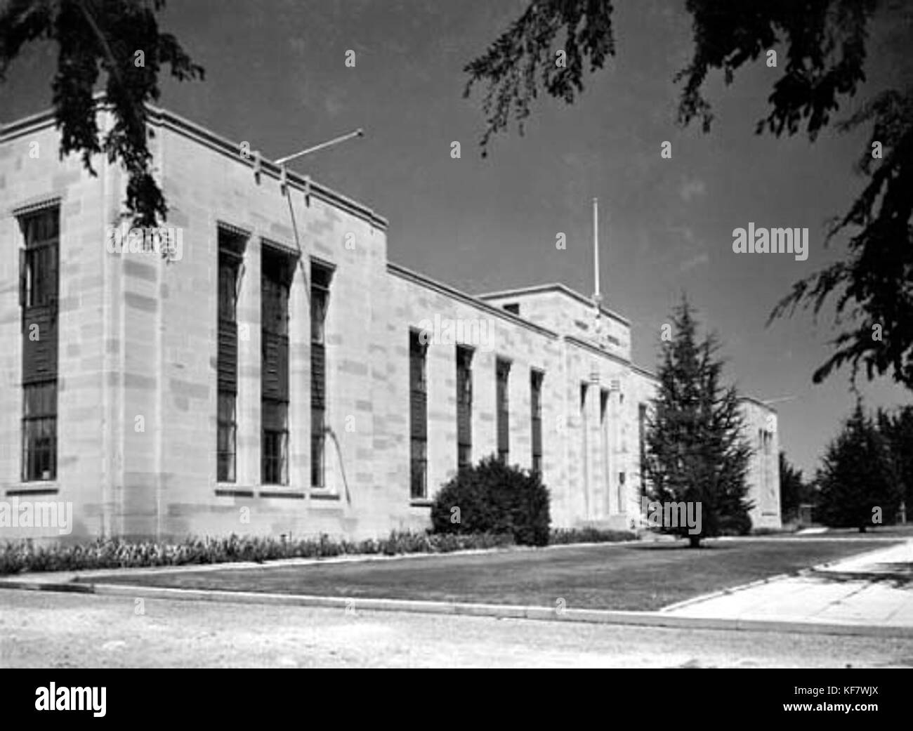 The Canberra patent office, photographed in 1951, represents a key ...
