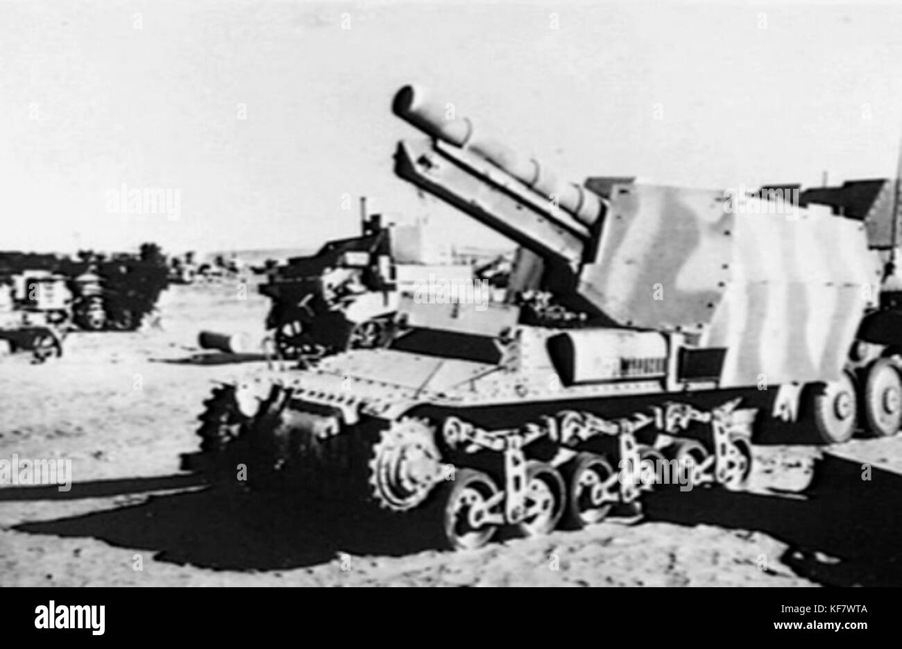 Damaged German SdKfz 135 North Africa 1942 Stock Photo - Alamy
