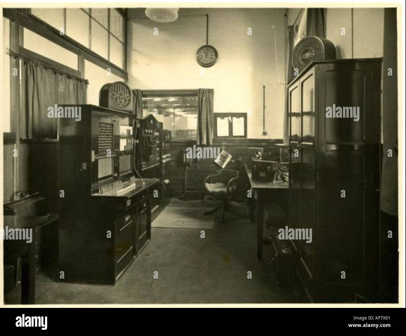 3LO control room Melbourne Stock Photo - Alamy