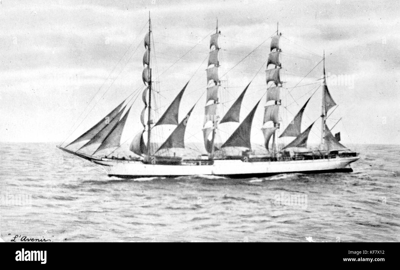 L'Avenir (ship, 1908) SLV H99.220 3397 Stock Photo - Alamy