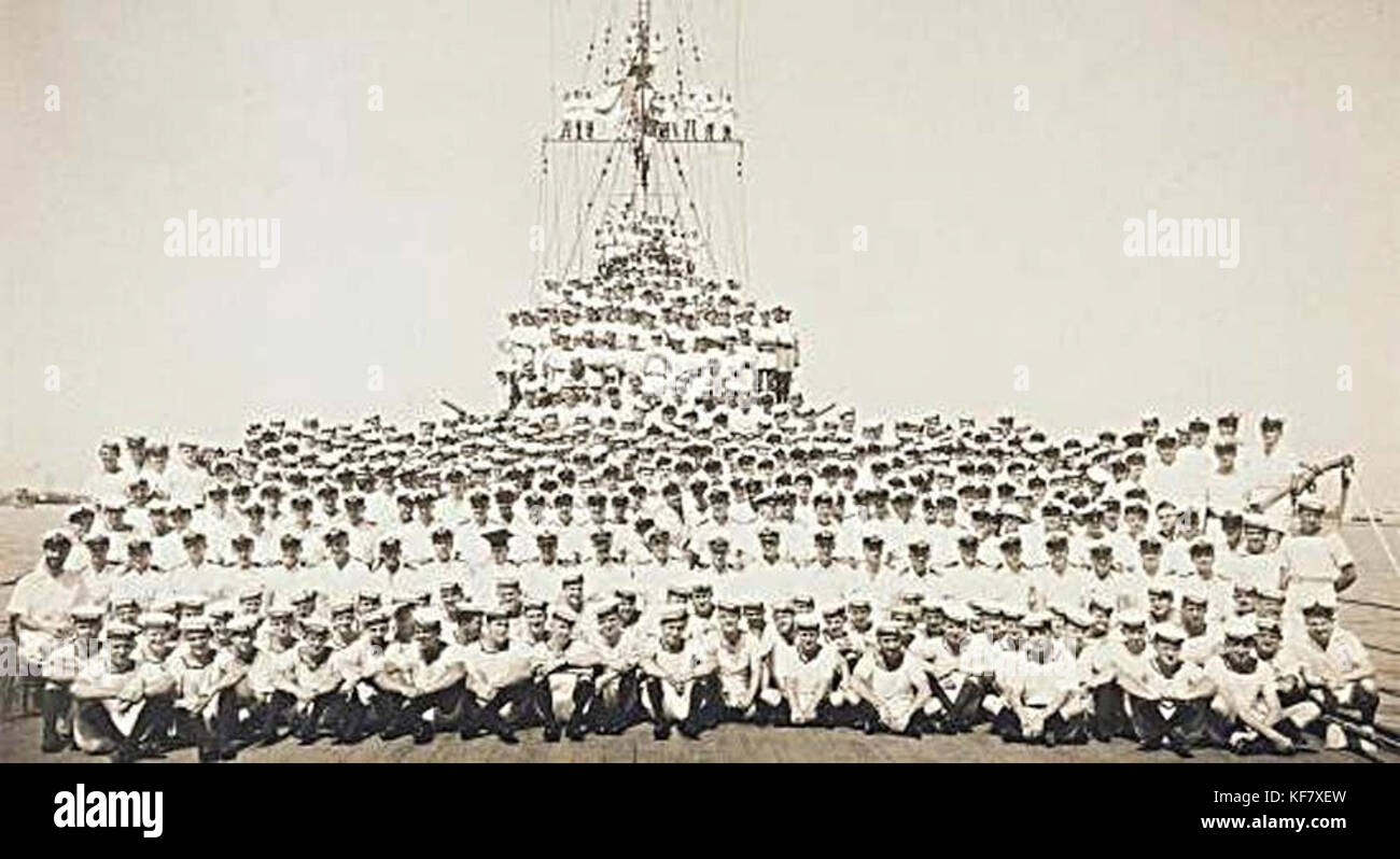 HMAS Sydney 1934 crew Stock Photo - Alamy